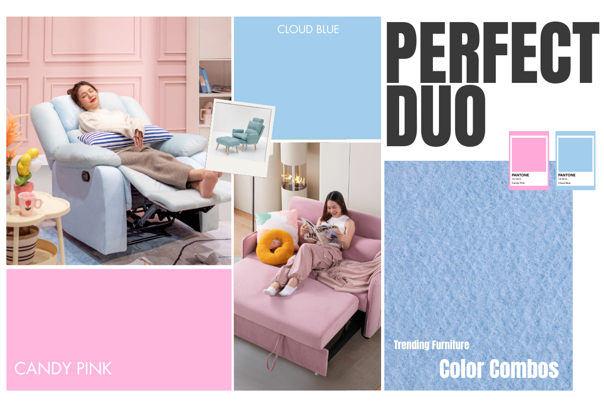 Perfect Duo: Candy Pink & Cloud Blue
