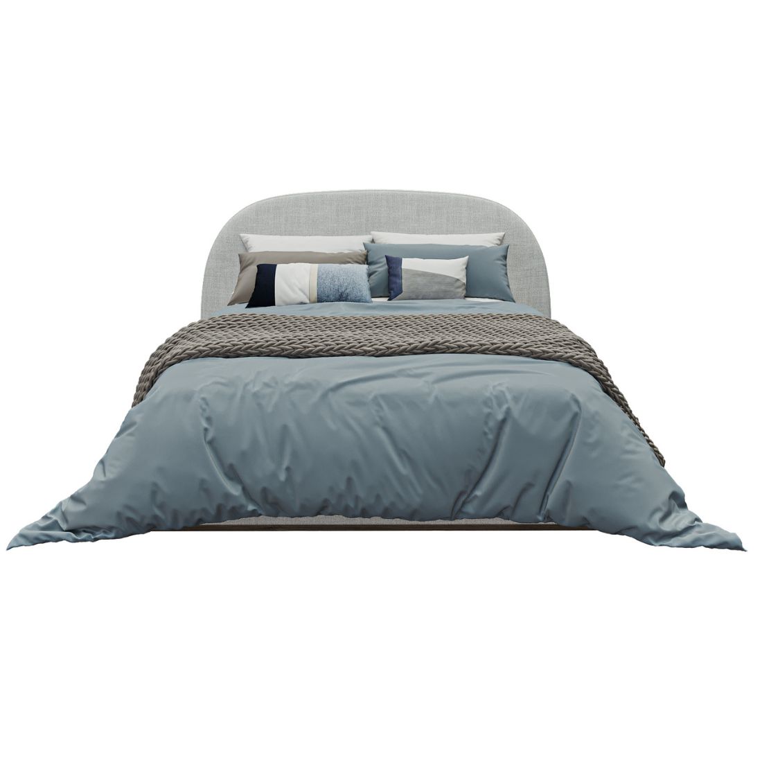 ชุดห้องนอน เตียง รุ่น Xapimสีเทา-SB Design Square