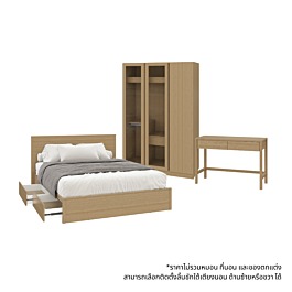ชุดห้องนอน รุ่น Timburสีโอ๊ค-SB Design Square
