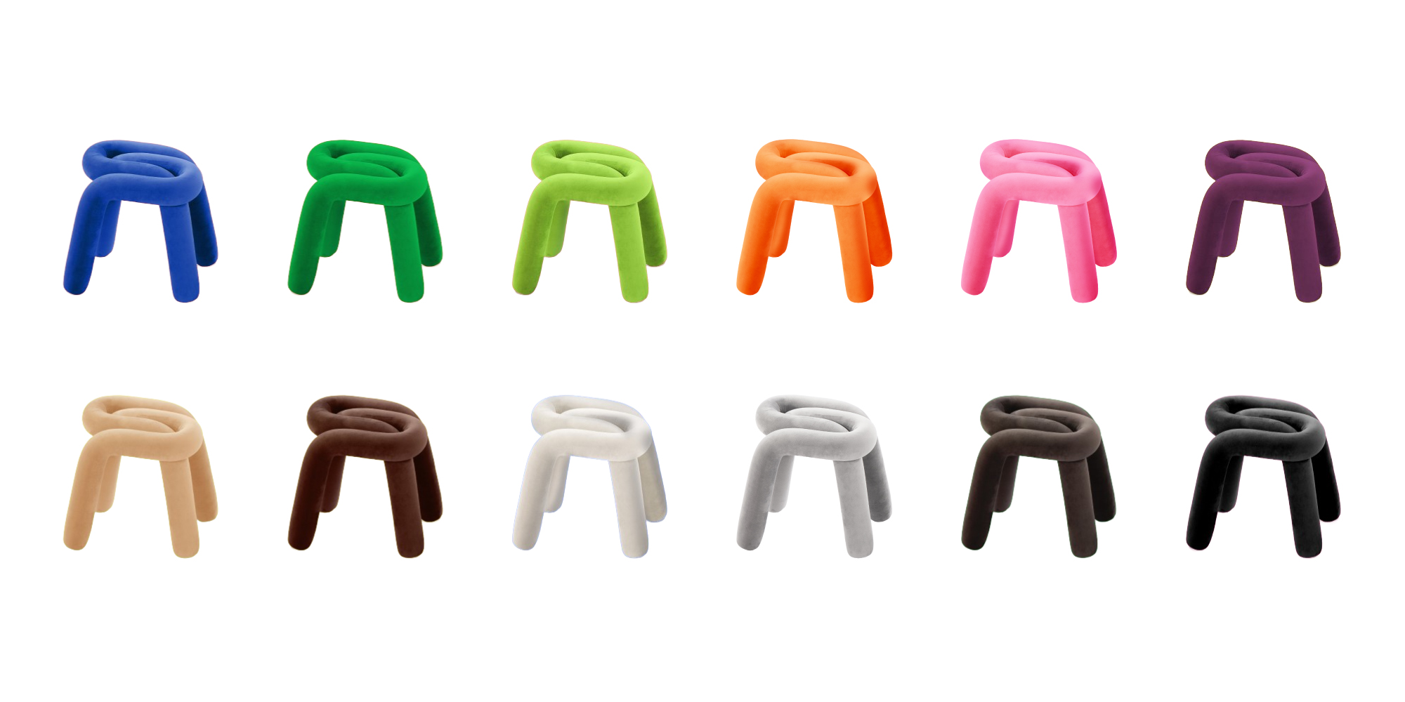 หมอนอิงและสตูล สตูล รุ่น Waylinสีชมพู-SB Design Square