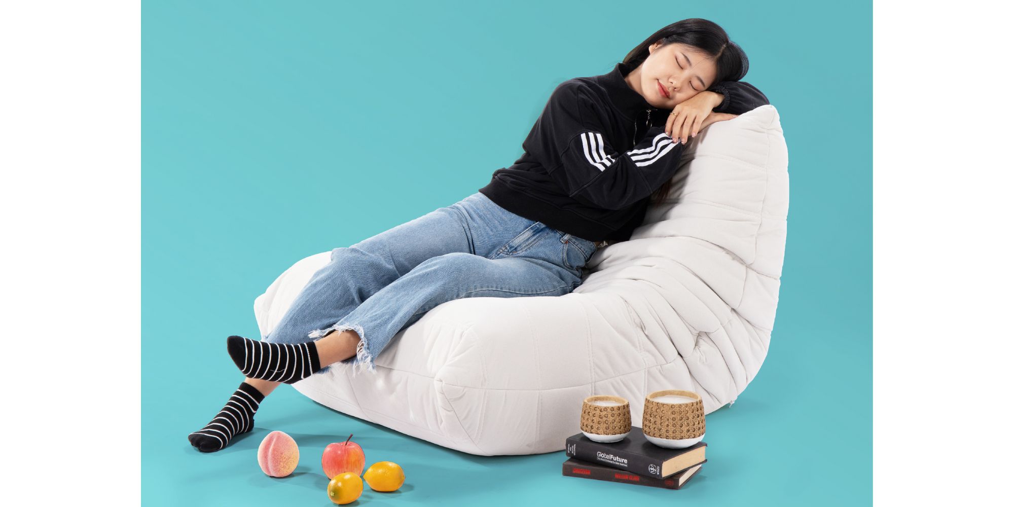 หมอนอิงและสตูล สตูล รุ่น Waylinสีชมพู-SB Design Square